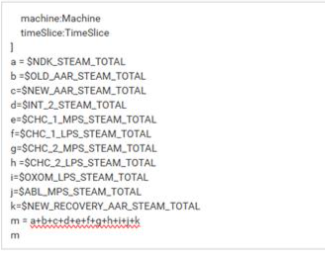Support #1862: KPI Total_Steam is not getting computed - Laxmiorg-Unit ...